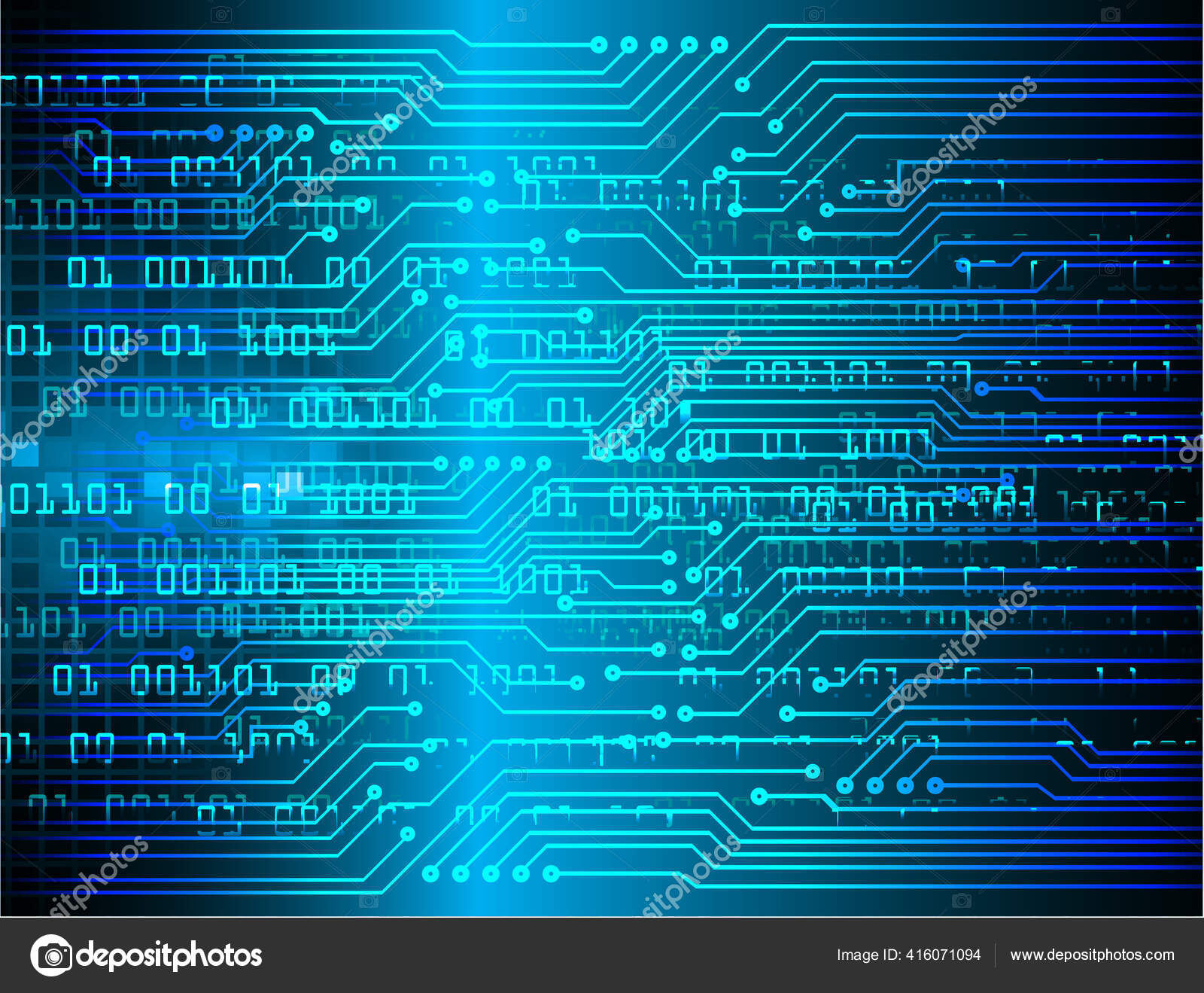Circuit Board Binary Code Stock Vector by ©titima157@gmail.com 416071094
