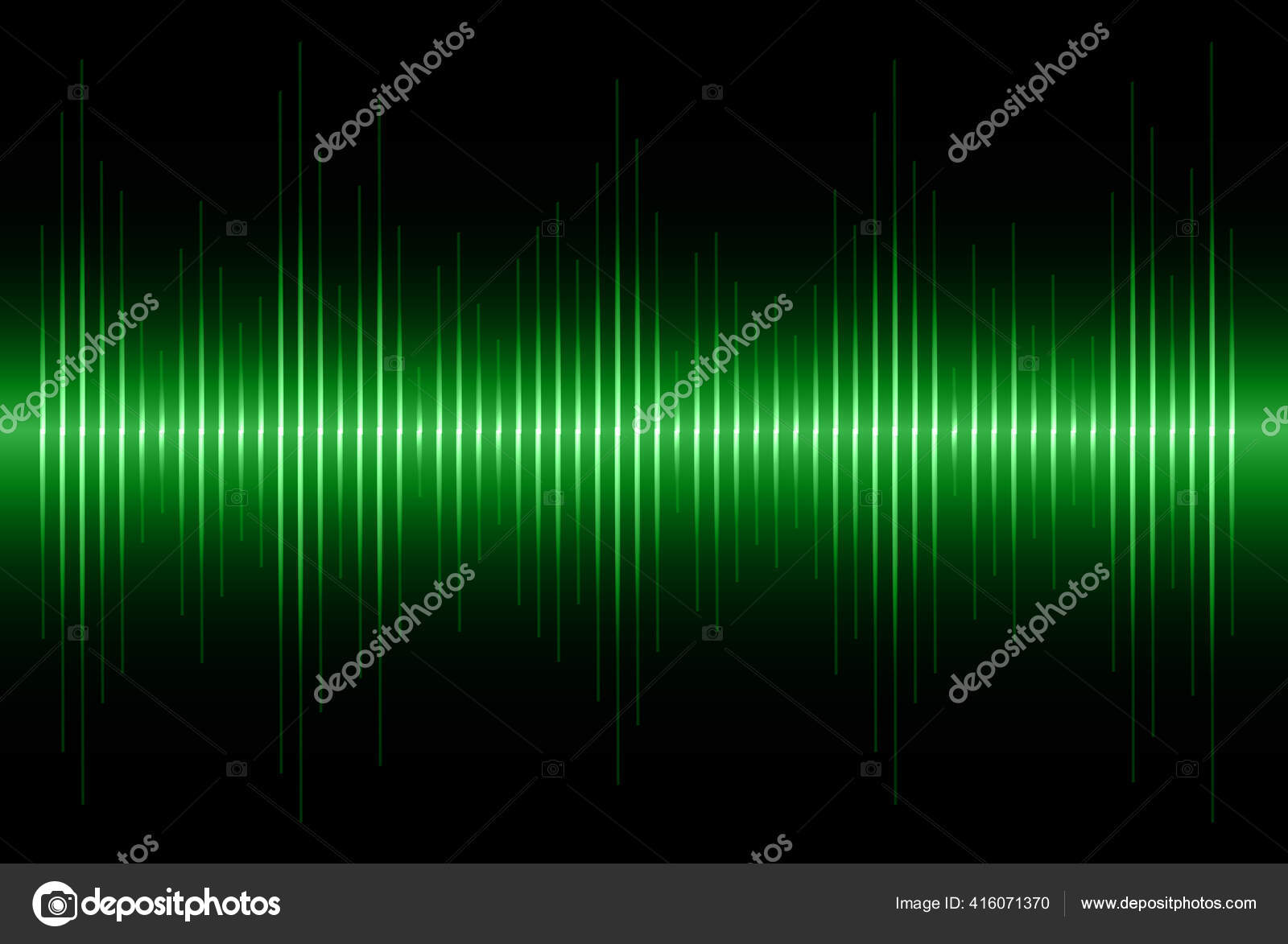 Sound Waves Black Background Stock Vector by ©titima157@gmail.com 416071370