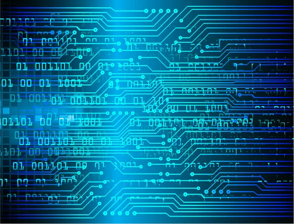 Blue Circuit Board Binary Code Stock Vector by ©titima157@gmail.com 424383902