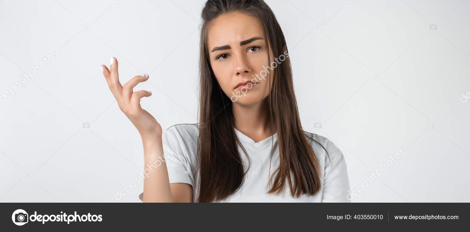 What Hell You Talking Nonsense Studio Shot Frustrated Female Long ...