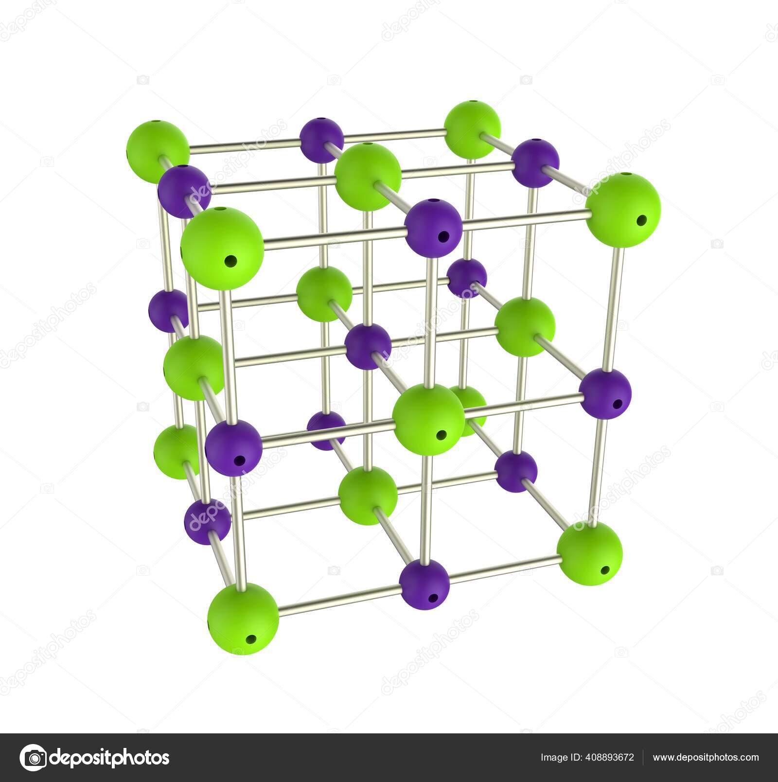 Sal Roca Cloruro Sodio Halita Estructura Cristalina Sal Roca Cloruro ...