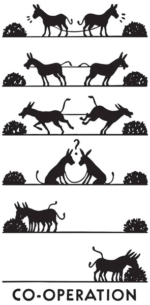 Donkeys Vector Art Stock Images | Depositphotos