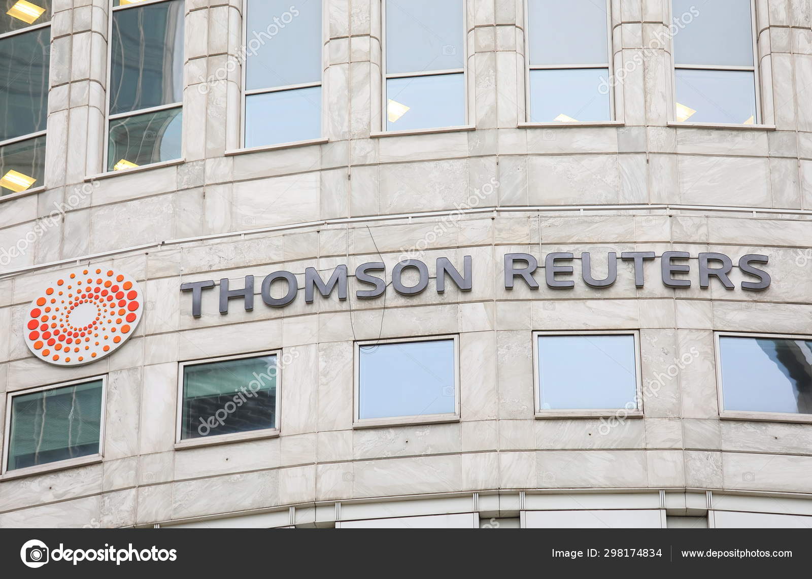 London England June 2019 Thomson Reuters Company Sign — Stock Editorial ...