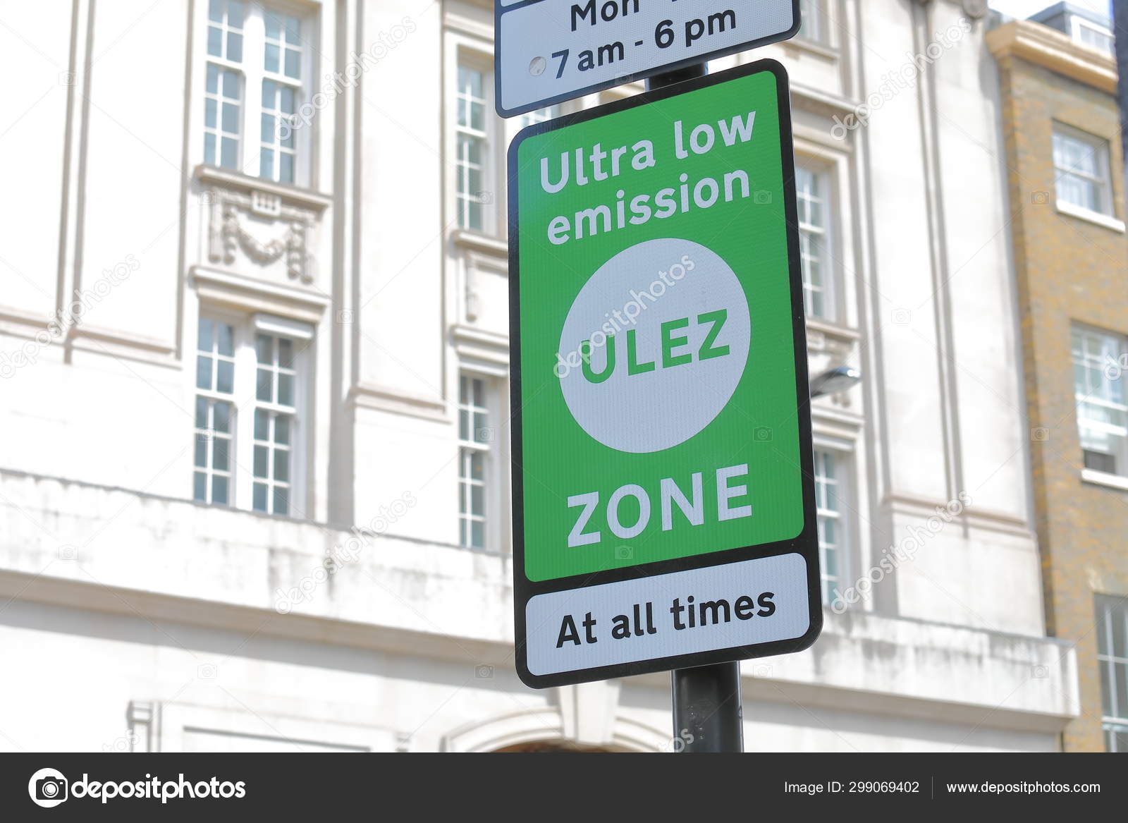 Ultra Low Emission Ulez Zone Sign London Stock Photo by ©TKKurikawa ...