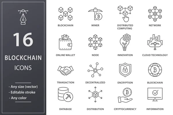 100,000 Blockchain icons Vector Images | Depositphotos
