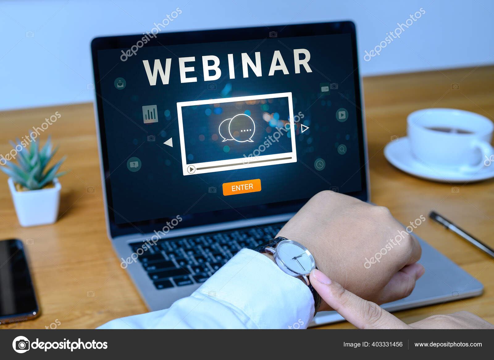 Person Using Laptop Computer Online Training Webinars Learning Browsing Connection — Stock Photo ...
