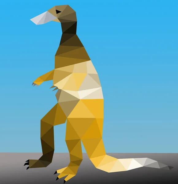 Dinosaurio modelo imágenes de stock de arte vectorial | Depositphotos