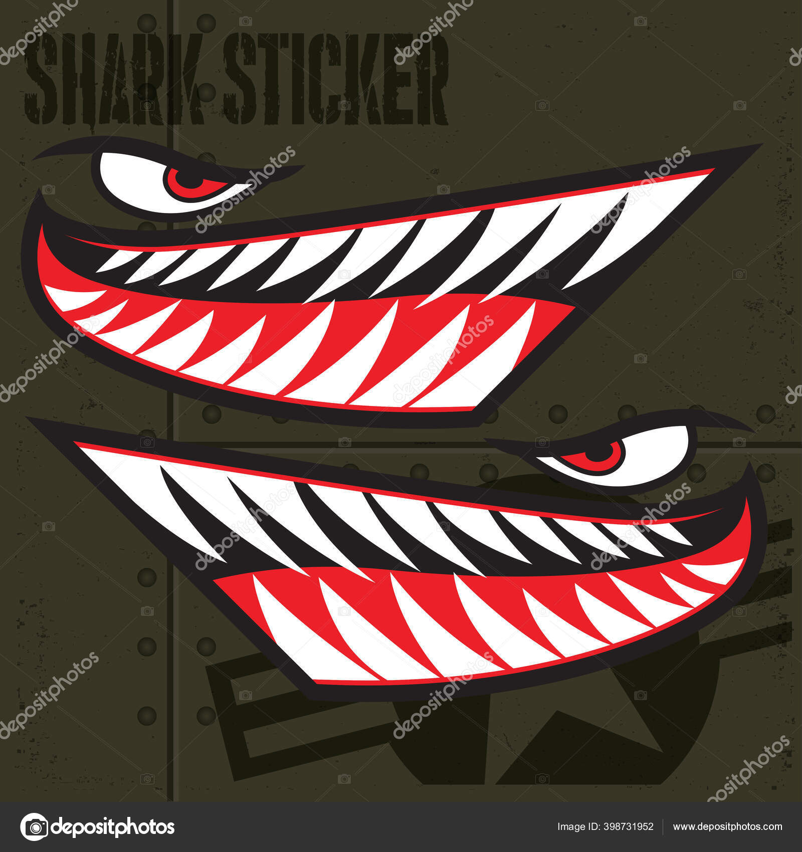 Shark Mouth Vector