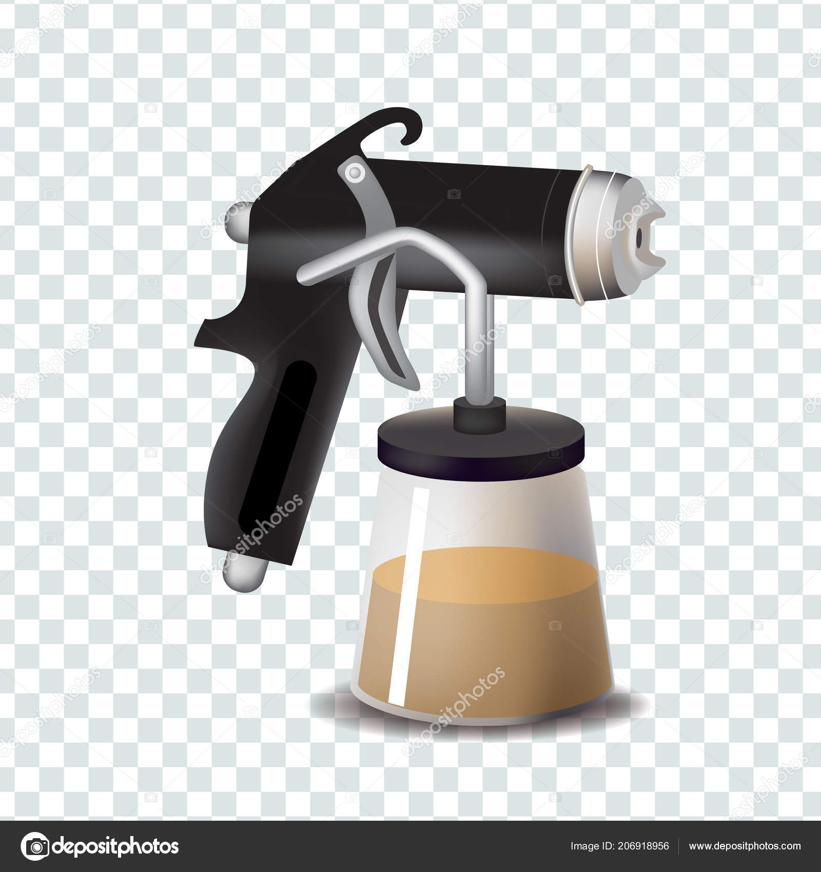 Vector tanning spray machine illustration Stock Vector Image by ...