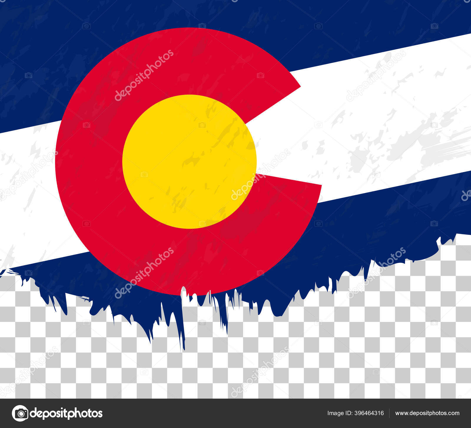 Colorado Flag Vector