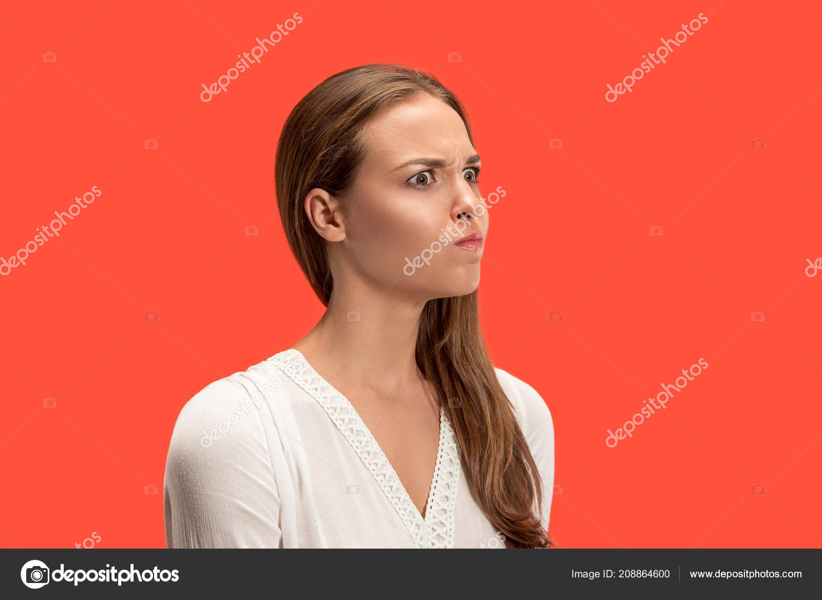 Irritated Facial Expression