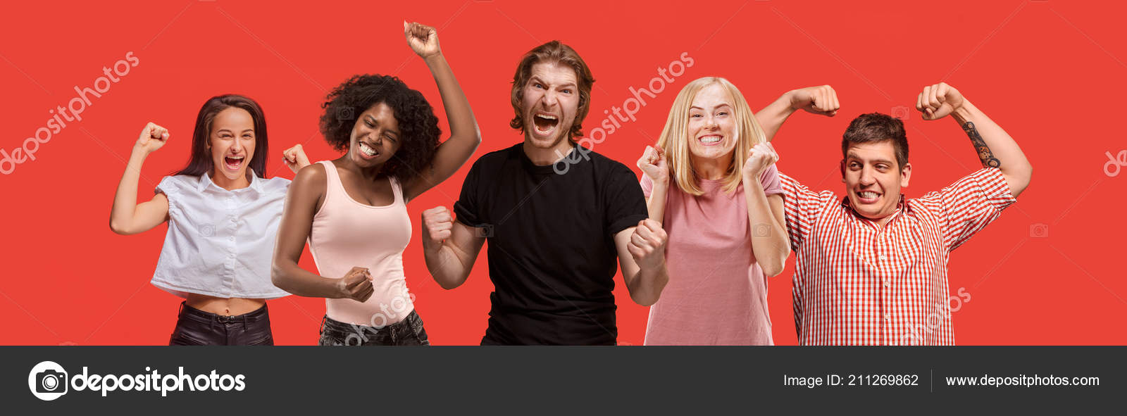 Winning success man happy ecstatic celebrating being a winner. Dynamic ...