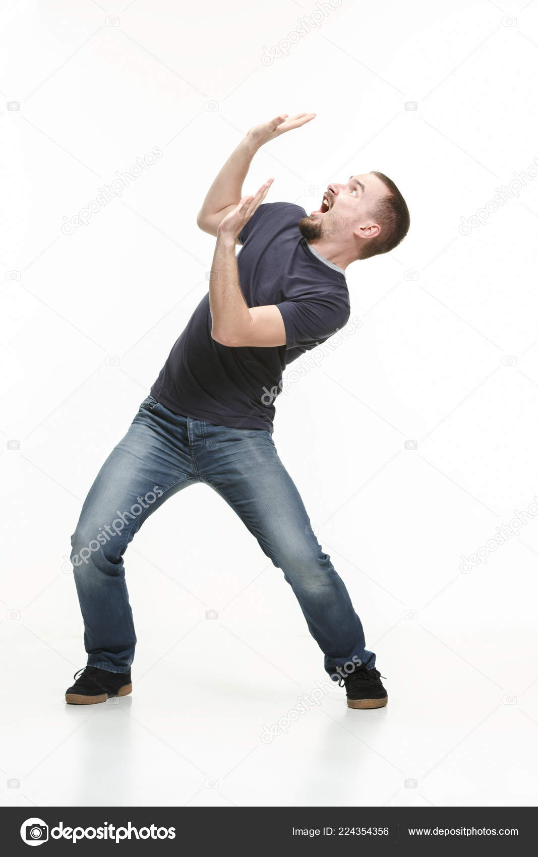 Scared Person Full Body