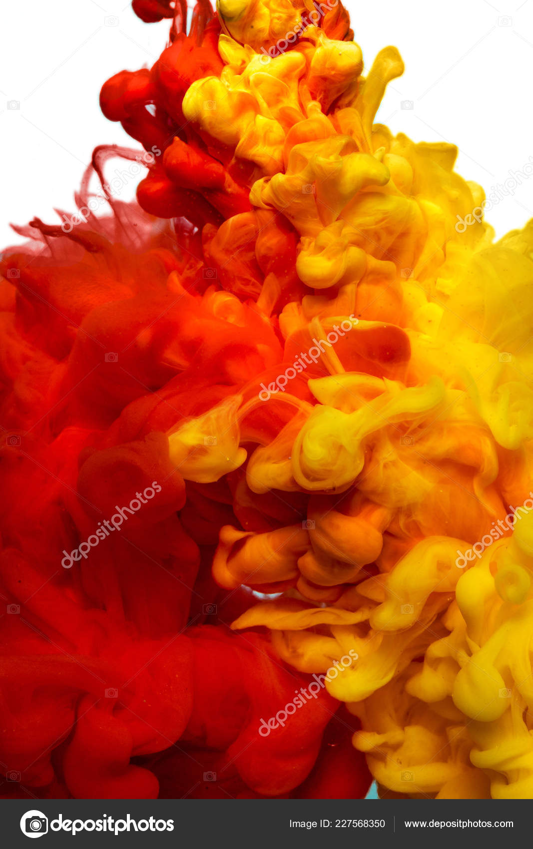 Abstract formed by color dissolving in water — Stock Photo © vova130555 ...