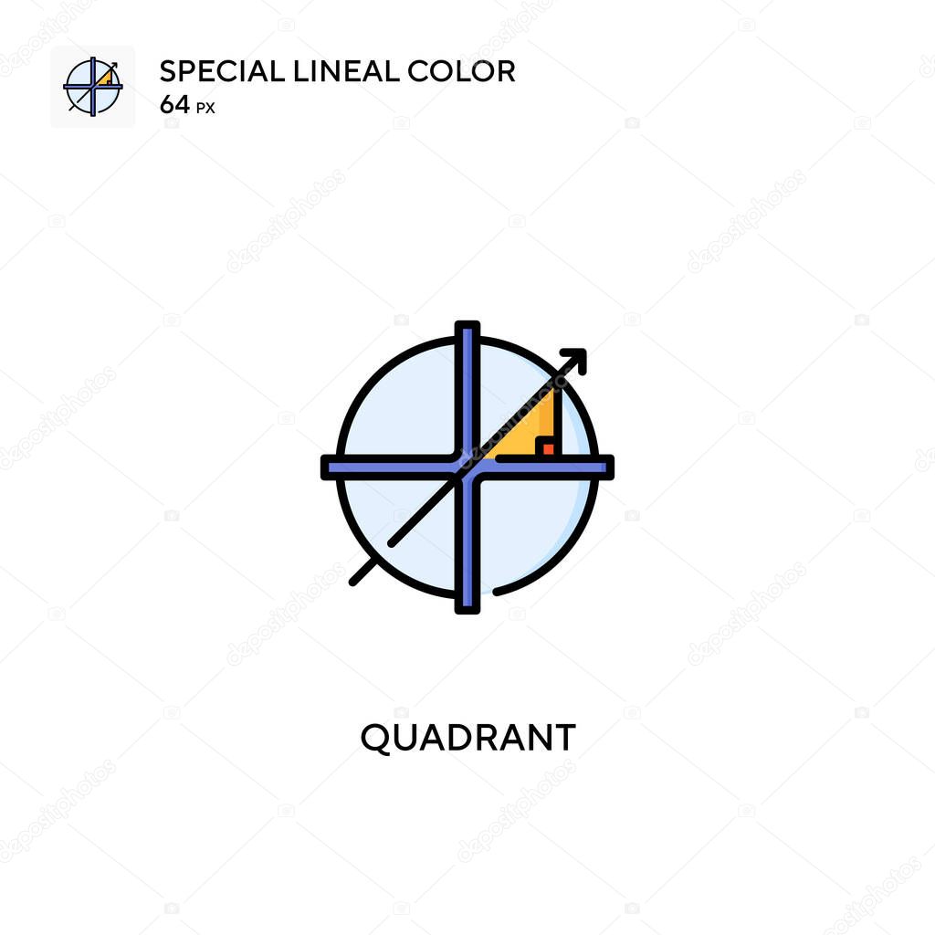 Cuadrante especial icono de vector de color lineal. Iconos de cuadrante ...