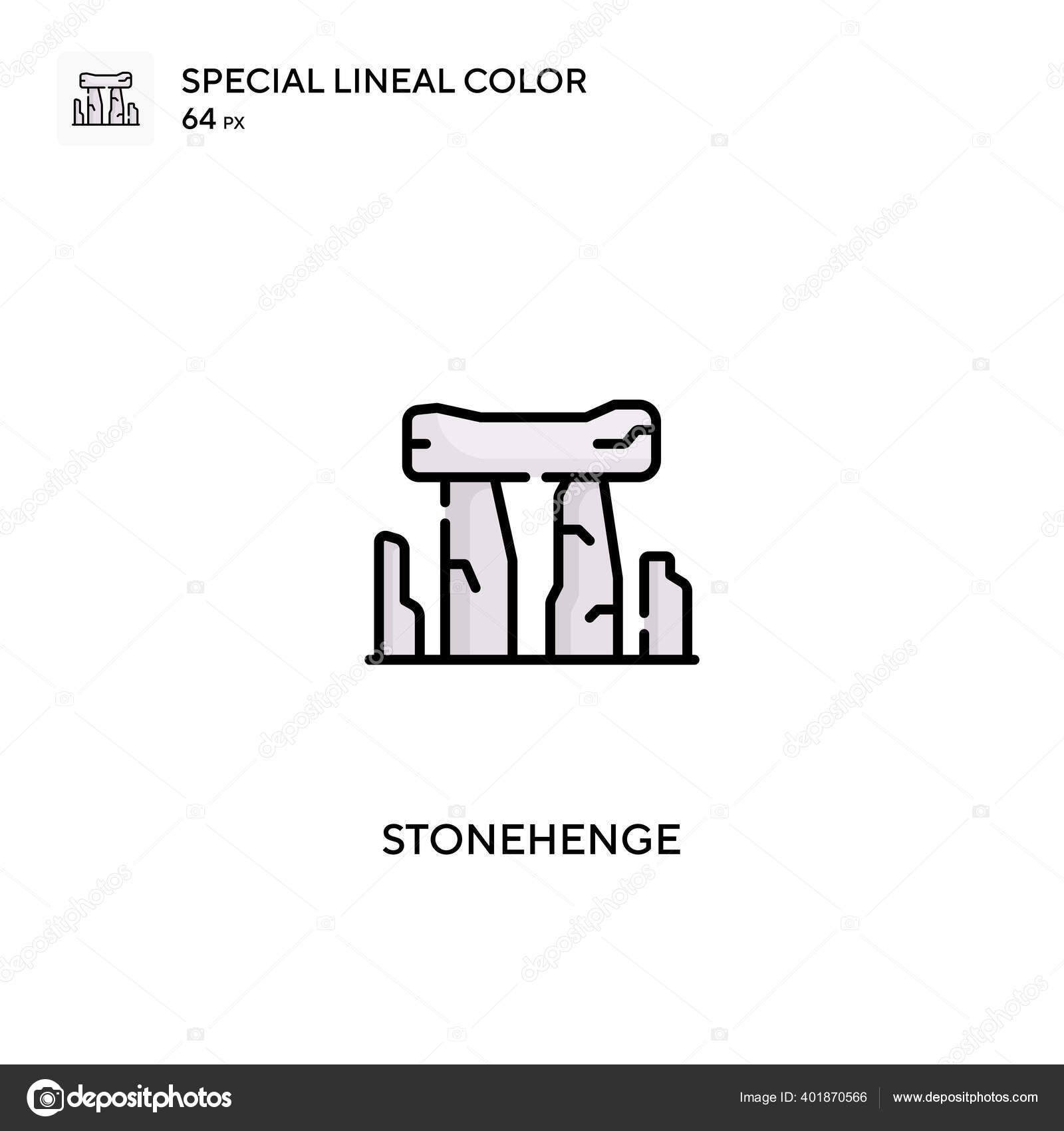 Stonehenge Special Lineal Color Vector Icon Stonehenge Icons Your Business Stock Vector Image by ...