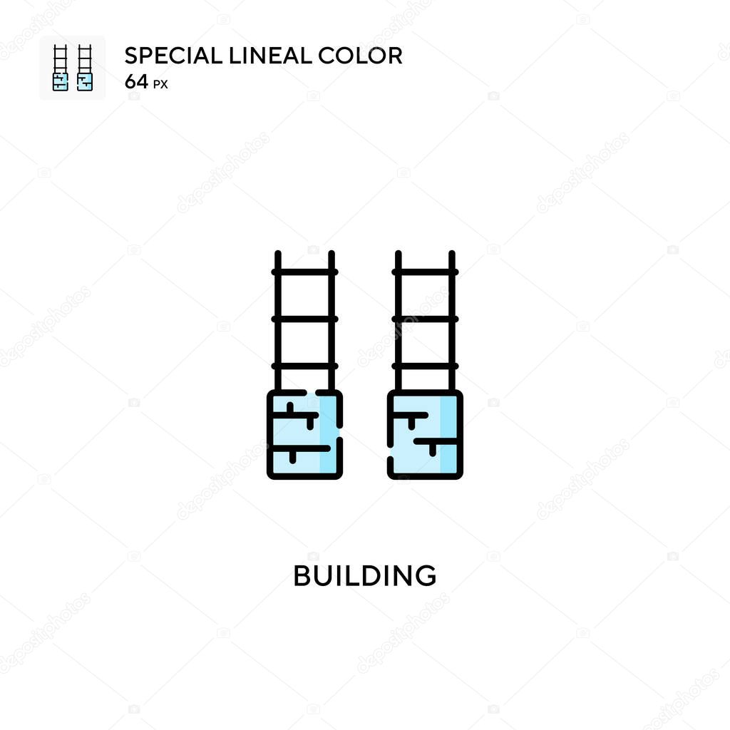 Construcci n Especial icono de vector de color lineal. Construcci n de iconos para su proyecto ...