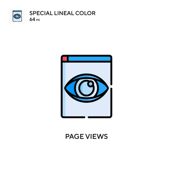 Page views icon Vector Art Stock Images | Depositphotos