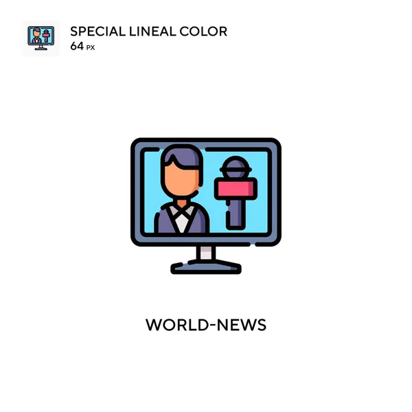 Video Conference Special Lineal Color Icon Illustration Symbol Design Template Stock Vector ...