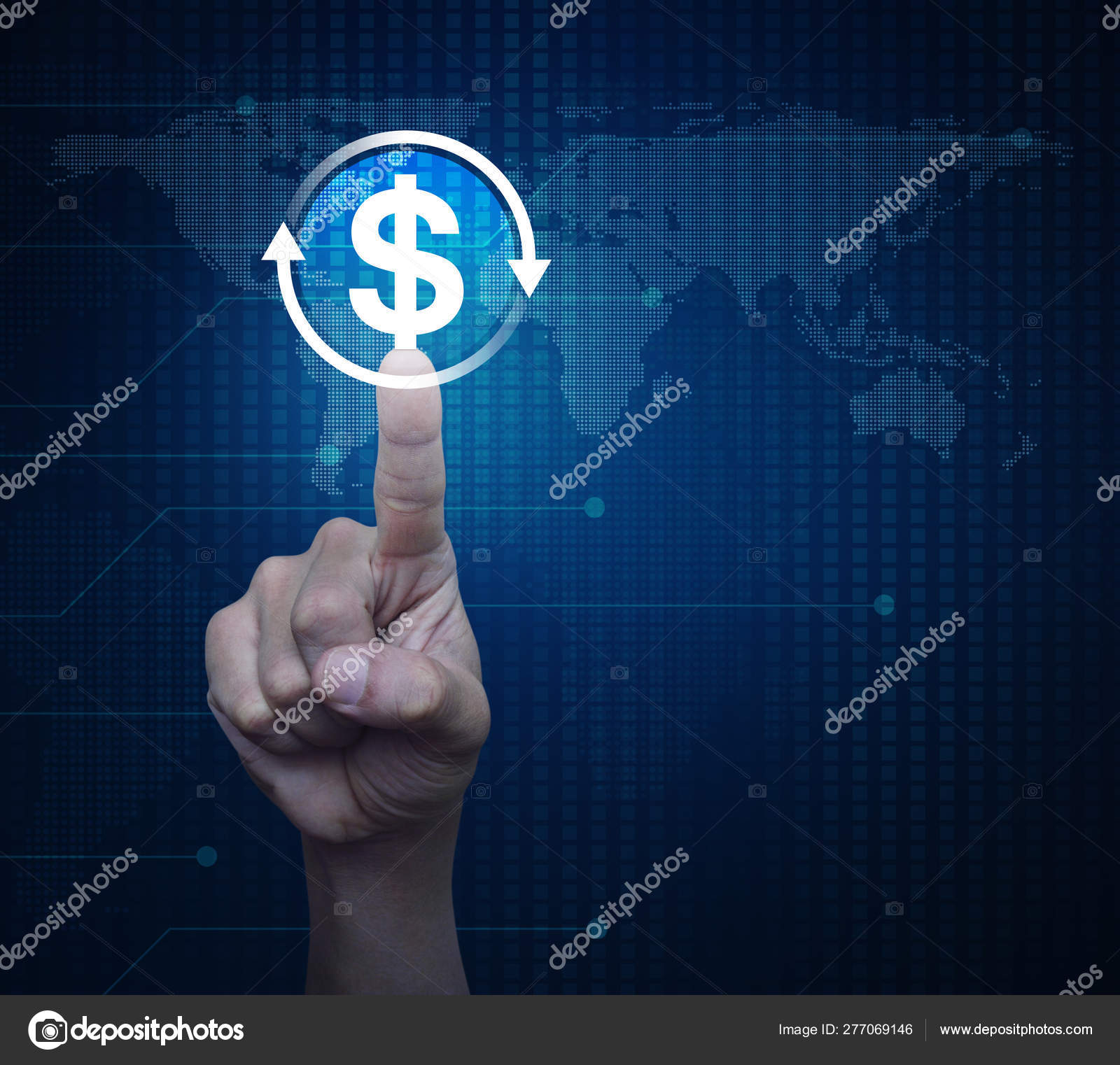 Business currency exchange service concept, Elements of this image ...