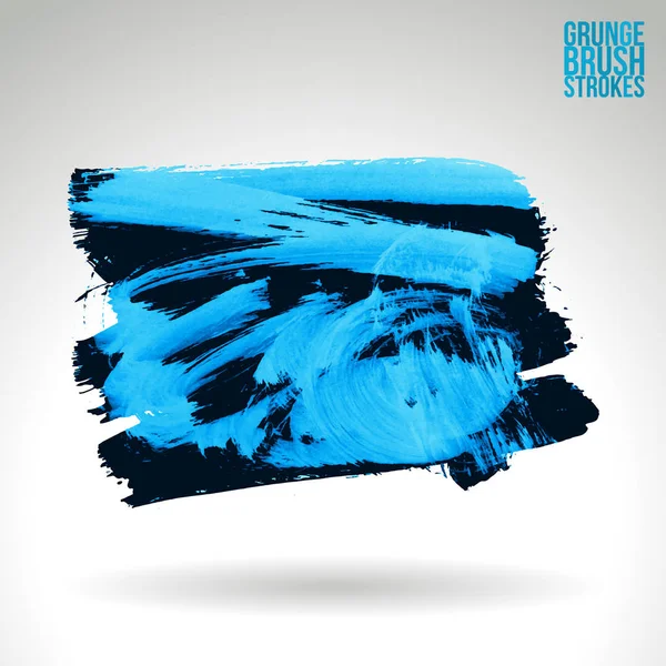 Vectores de Brochazo pintura azul, imágenes vectoriales | Depositphotos