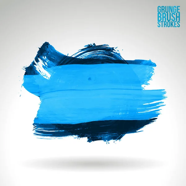 Vectores de Brochazo pintura azul, imágenes vectoriales | Depositphotos