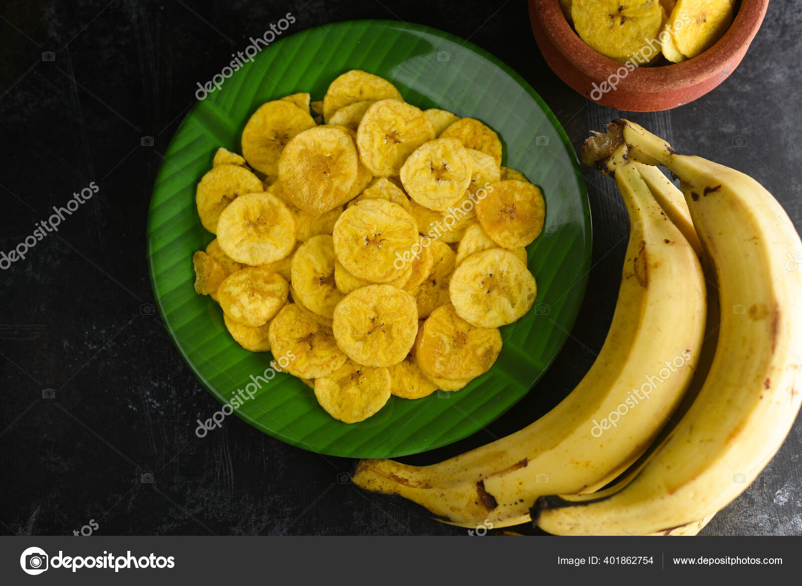 Kerala Snack Banana Chips Kaya Varuthathu Fried Snack Terracotta Clay ...