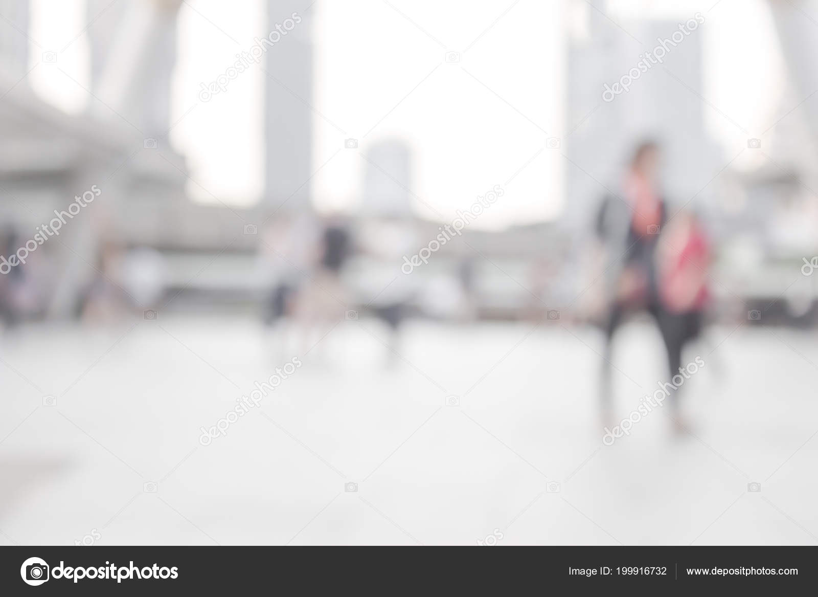 Blurry People Background