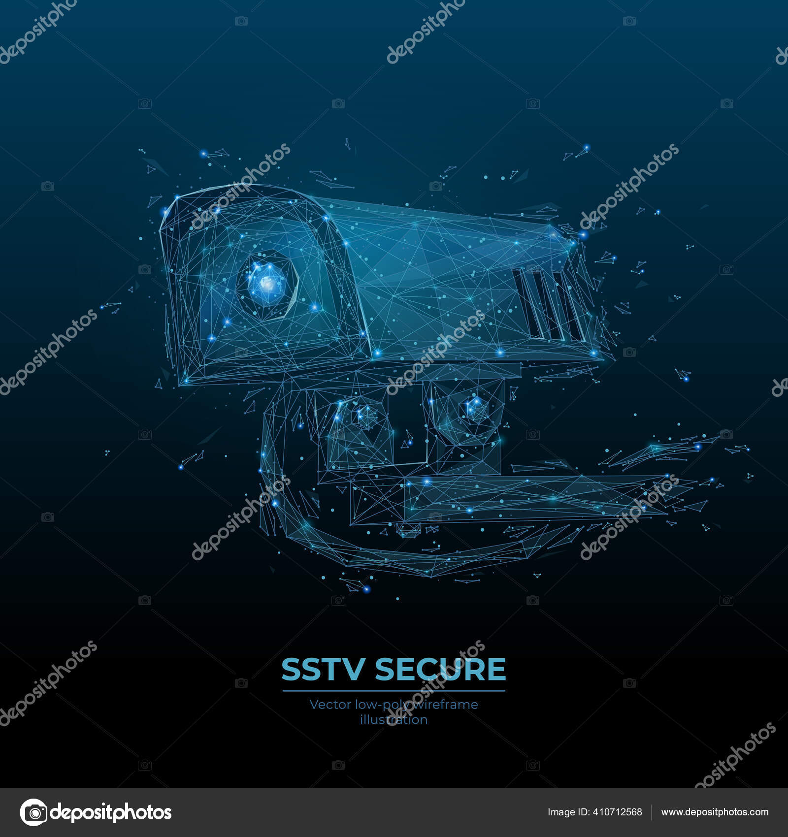 Abstract illustration of SSTV secure camera Stock Vector by ©Tohey22 ...
