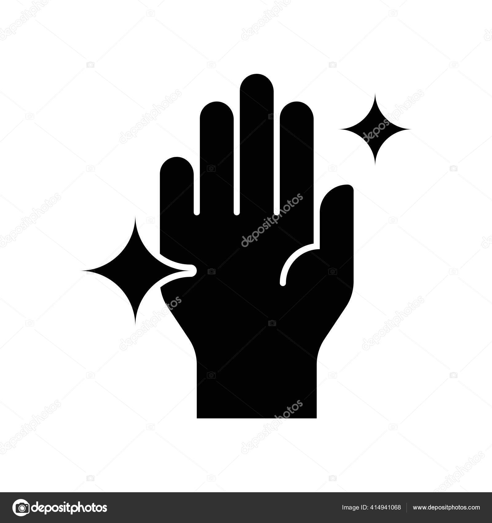Hand Washing Vector Illustration Hygiene Solid Design Icon Stock Vector ...