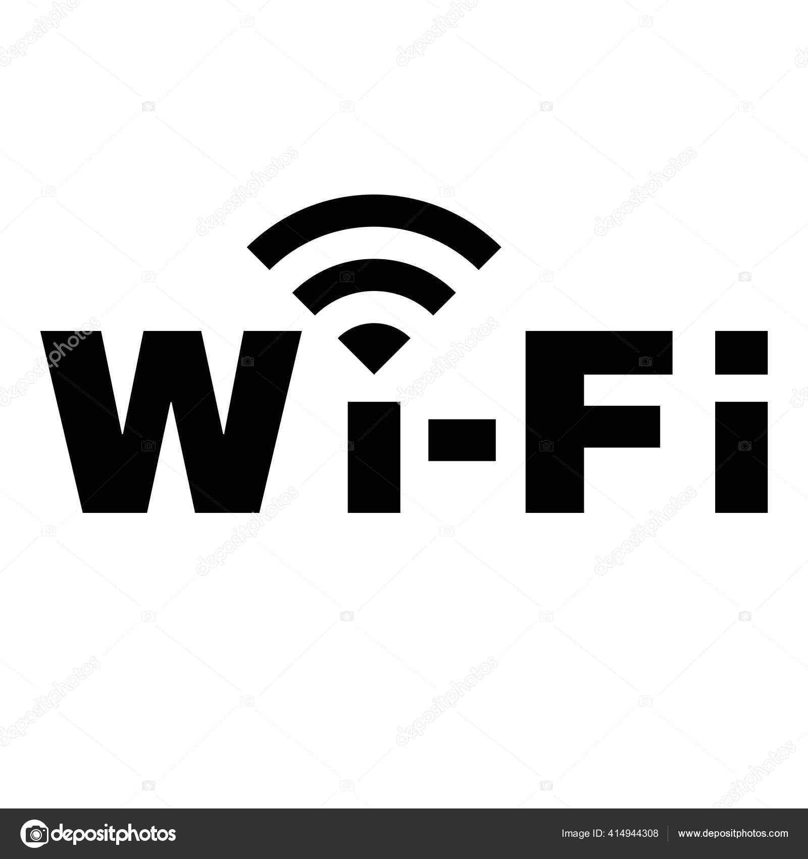 Vettoriale stockSimbolo Wifi Icona Wireless Area Locale Rete Vettoriale ...