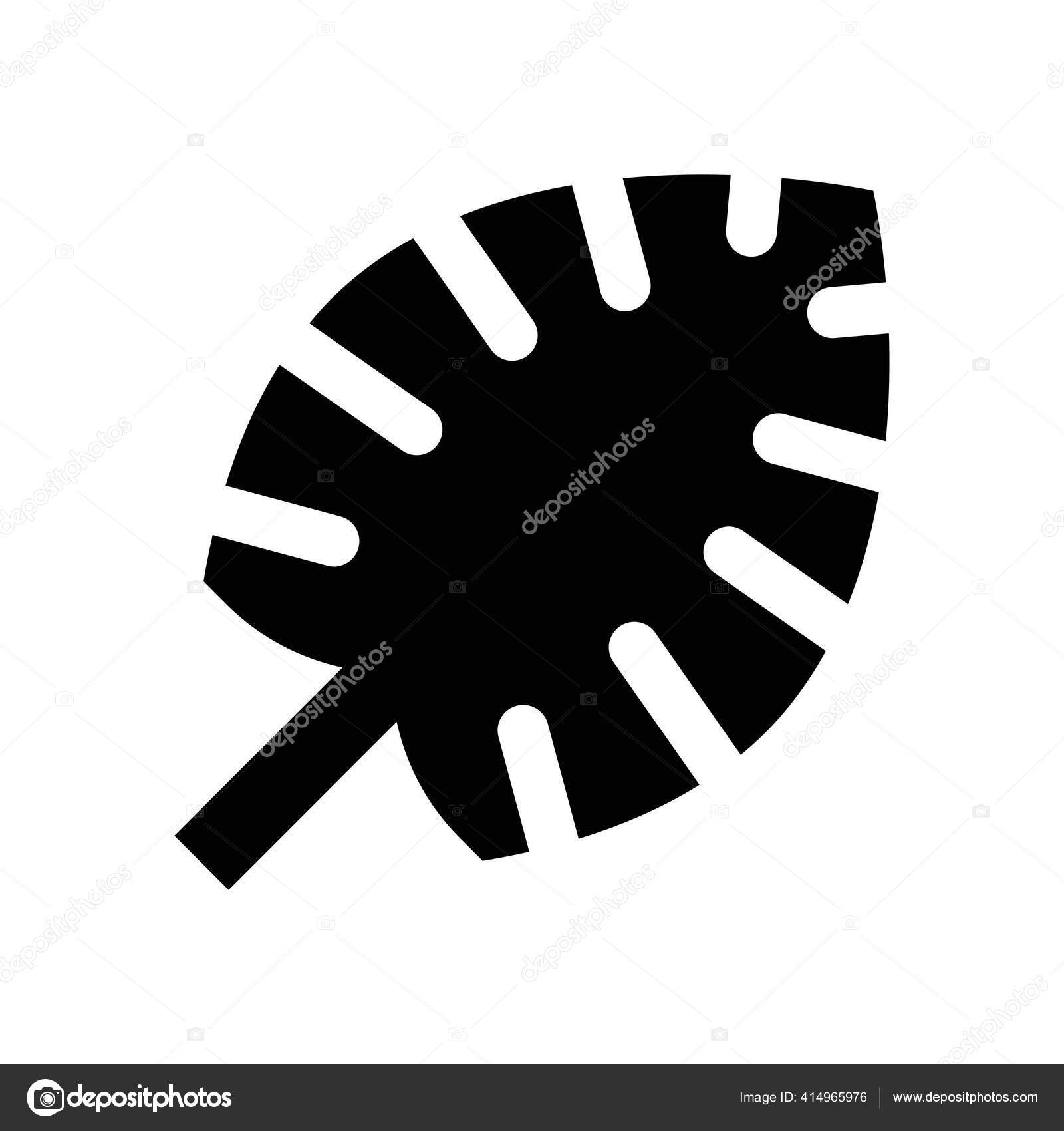 Hawaii Icon Related Hawaii Beach Leaf Root Vector Solid Design Stock ...