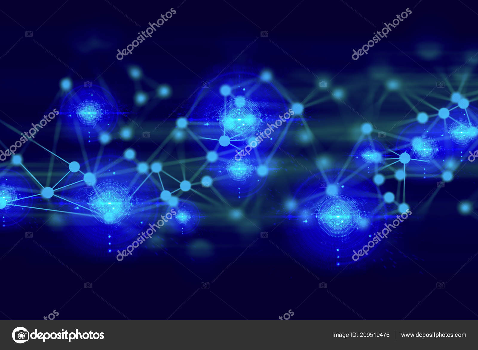 Dot Node Digital Network Connection Illustration Stock Photo by ©issaro ...
