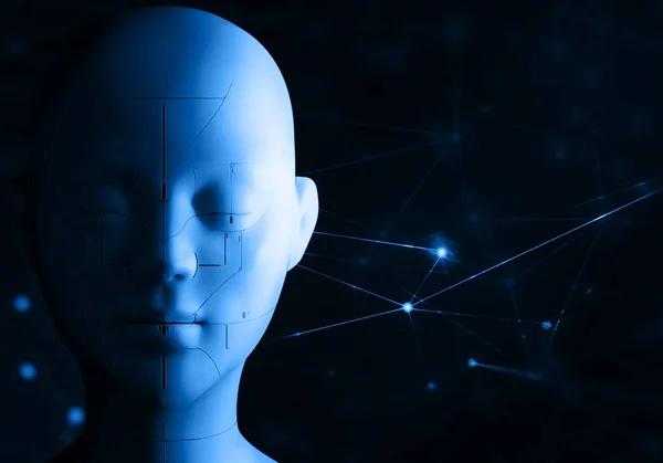 Background Illustration Rendering Cyberpunk Style Bionic Automatic ...