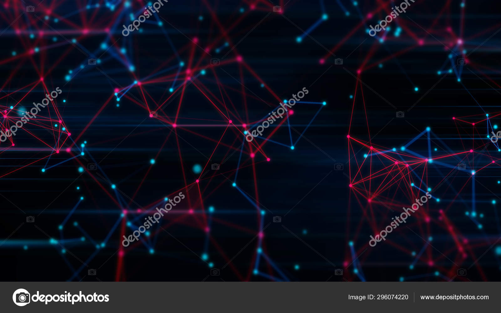 Data Connecting Digital Deep Learning Brain Robotic Futuristic ...