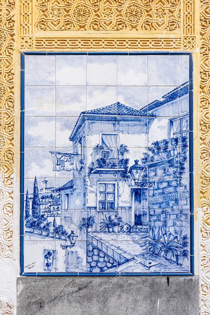 Granda, España. 17 de agosto de 2019. La escena de la antigua Granada ...