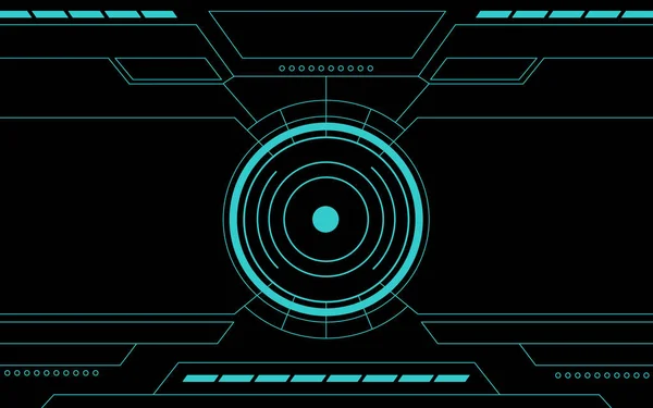 Control Panel Abstract Technology Futuristic Interface Hud Black ...