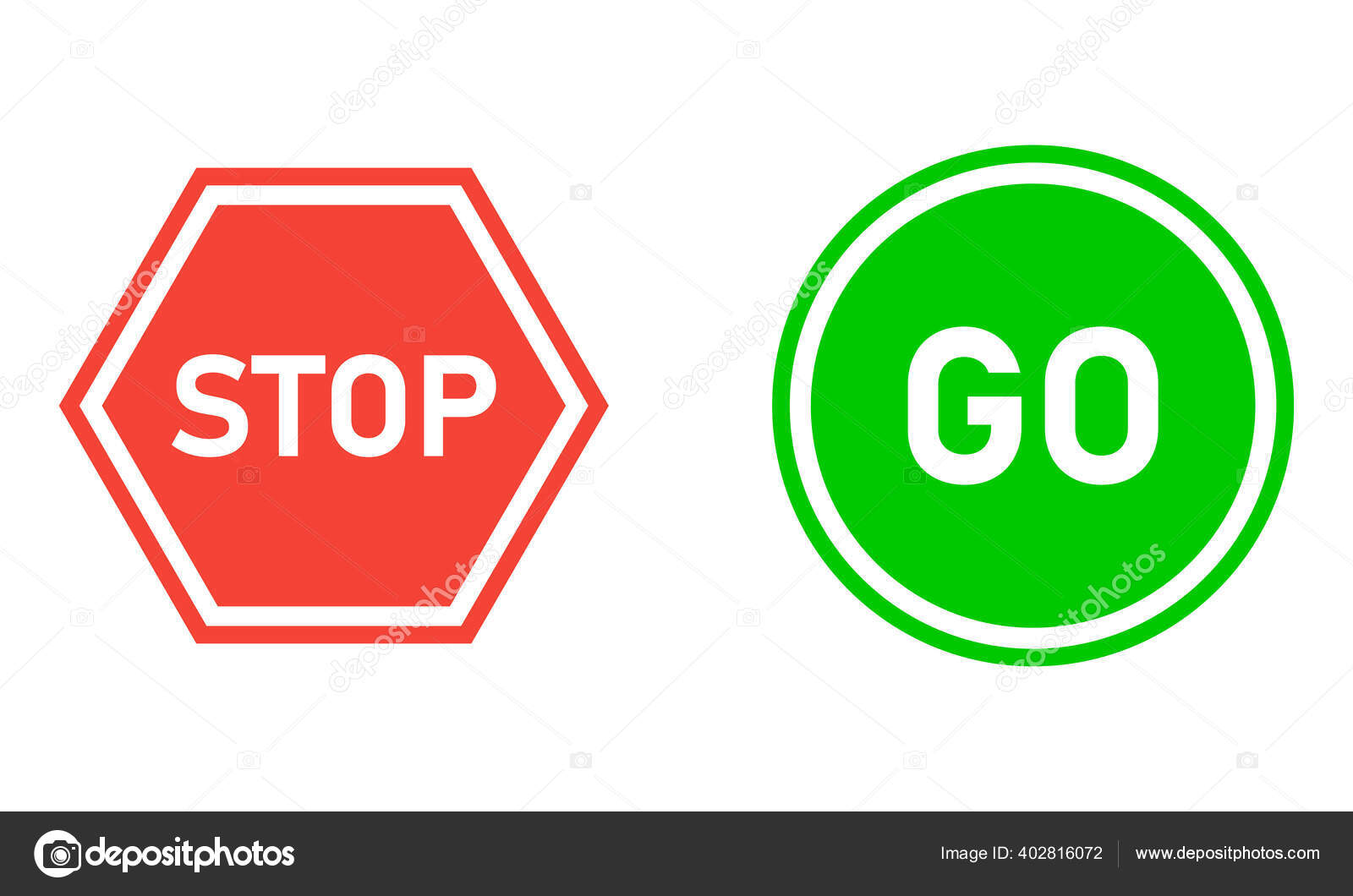 Stop Vector Sign Safety Illustation Eps10 Stock Vector by ...
