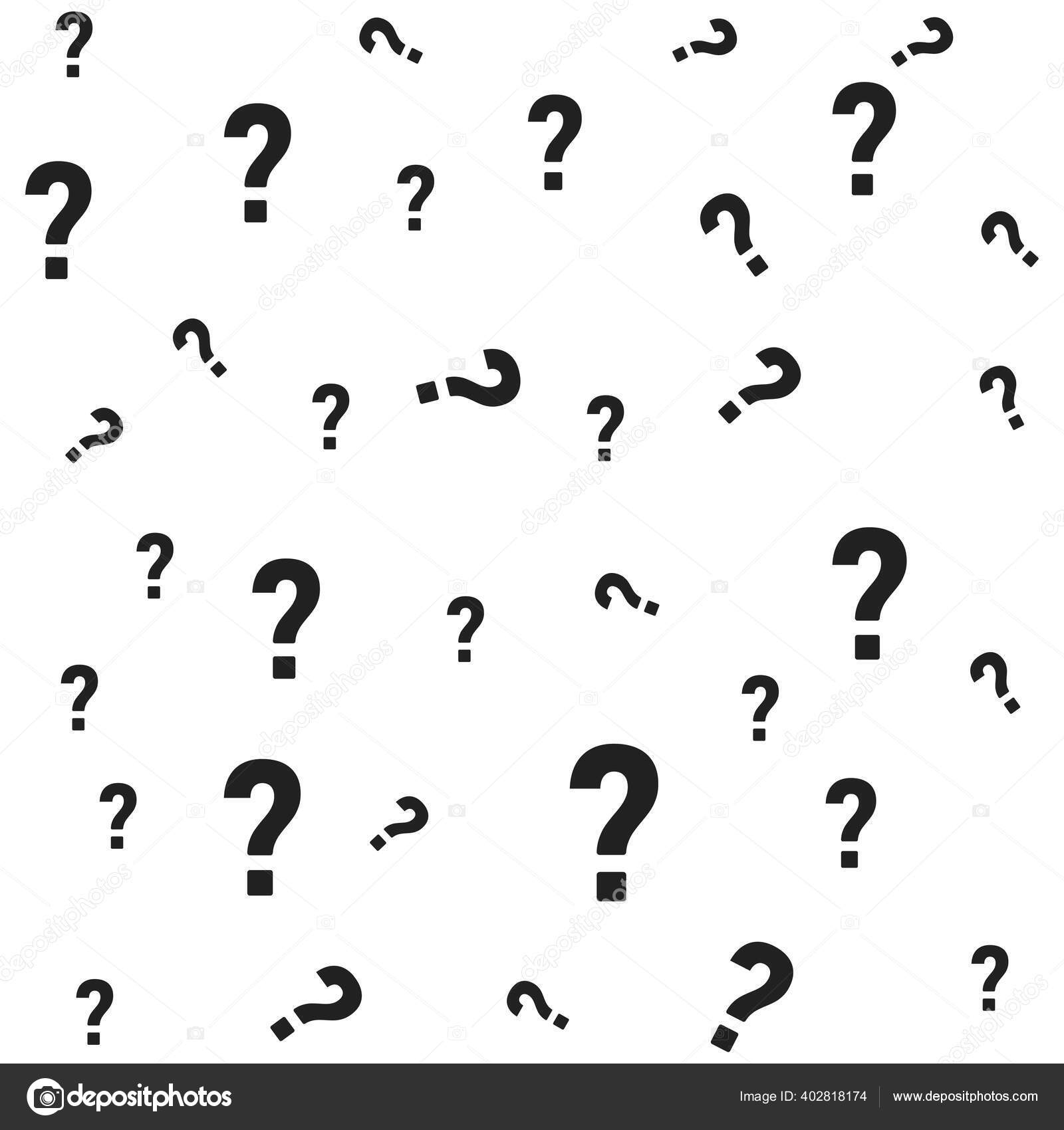 Question Mark Seamless Pattern Vector Background Stock Vector Image by ...