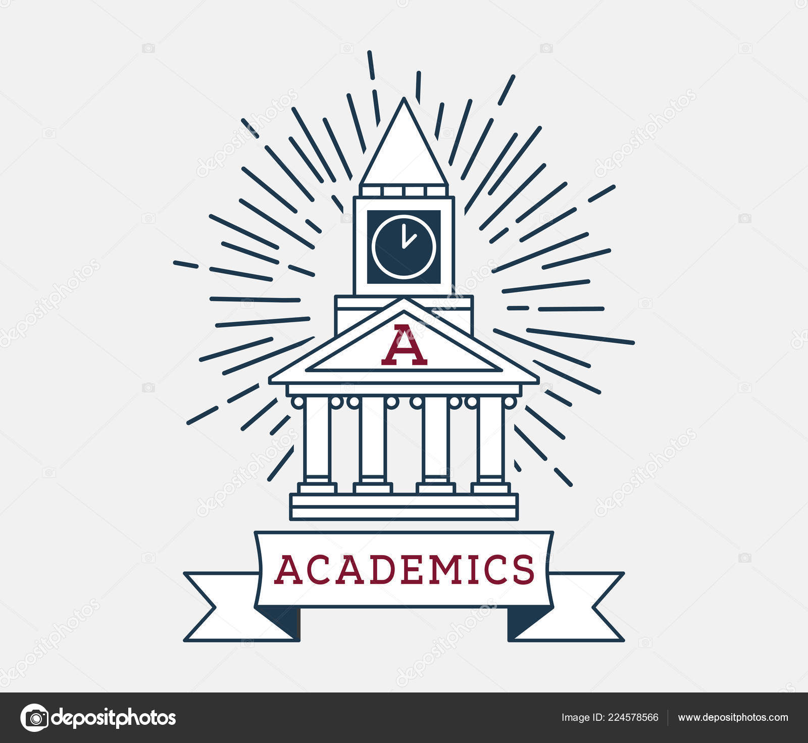 学生学府是关于学习和学习的载体图库矢量图作者：© PennaPazza 224578566