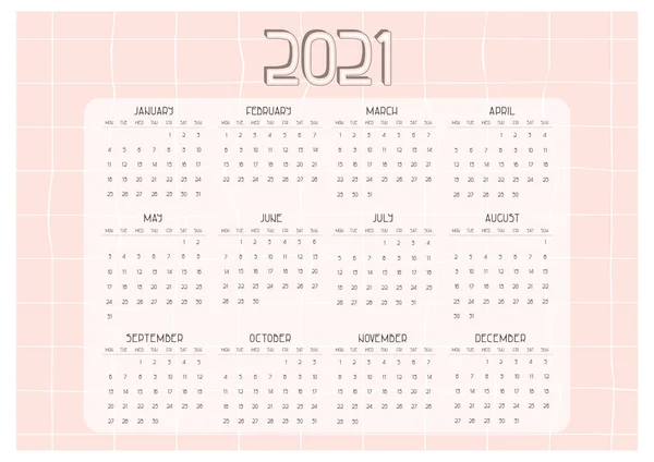 2024 calendario rosa imágenes de stock de arte vectorial | Depositphotos