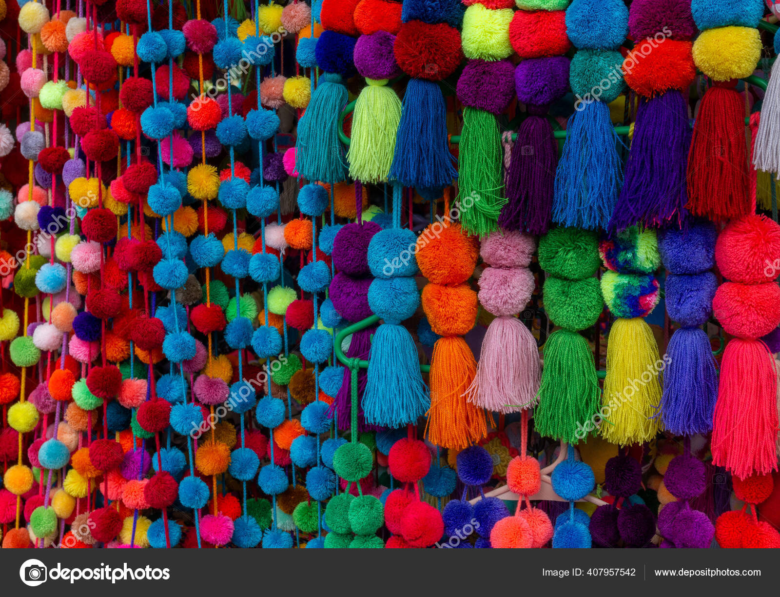 Decorative Stamen Balls Mexican Mercado Stock Photo by ©julioaldana ...