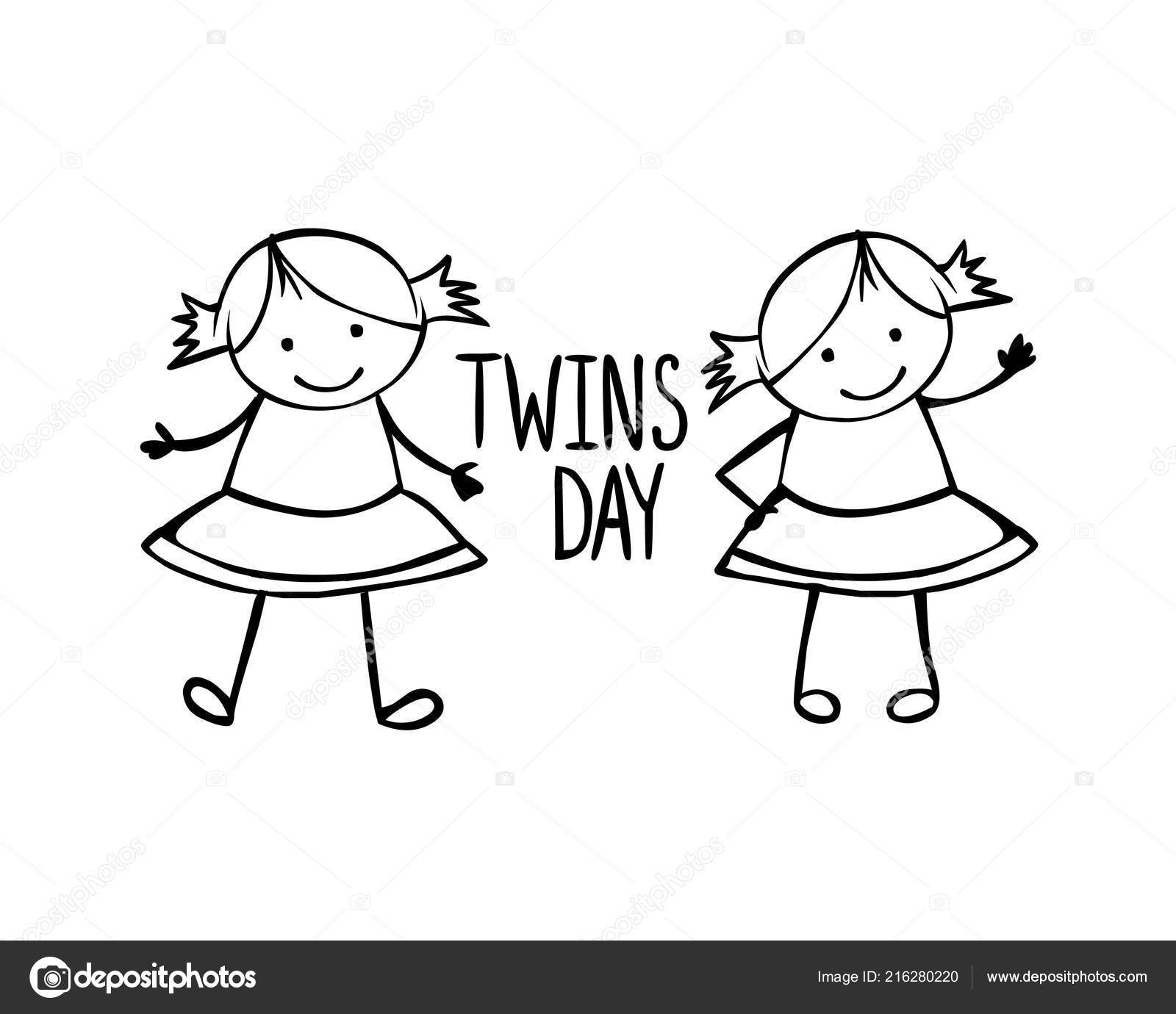 Twin Day Clipart