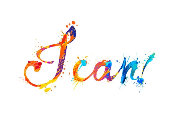 I CAN and I WILL. Motivation inscription Stock Vector Image by ...