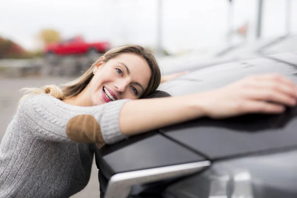 Girl hugging car Stock Photos, Royalty Free Girl hugging car Images ...