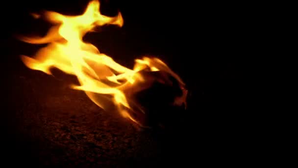 Flaming Debri Ground Closeup ⬇ Video by © FyreStock Stock Footage ...