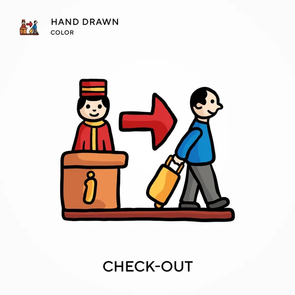 Cashier dibujos animados Immagini Vettoriali Stock | Depositphotos