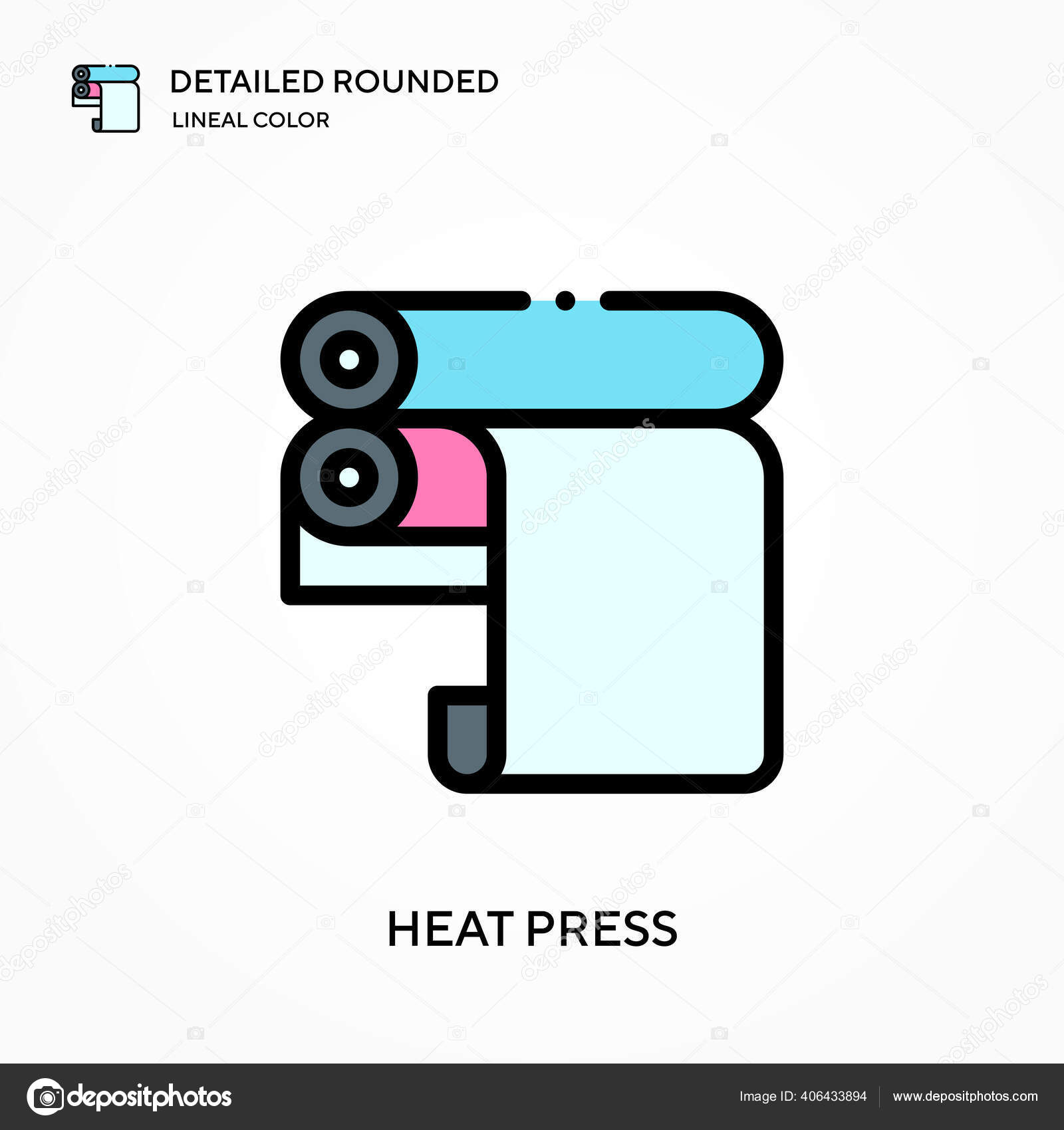 Heat Press Clip Art