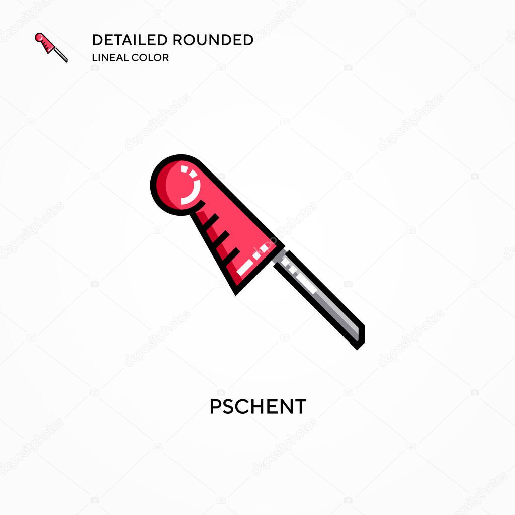 Icono del vector Pschent. Conceptos modernos de ilustración vectorial ...