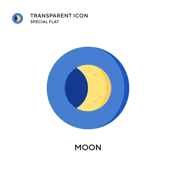 Luna icon imágenes de stock de arte vectorial | Depositphotos